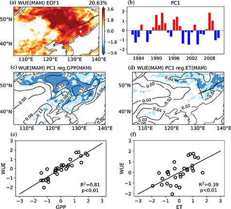 Variability of spring ecosystem water use efficiency in Northeast Asia ...