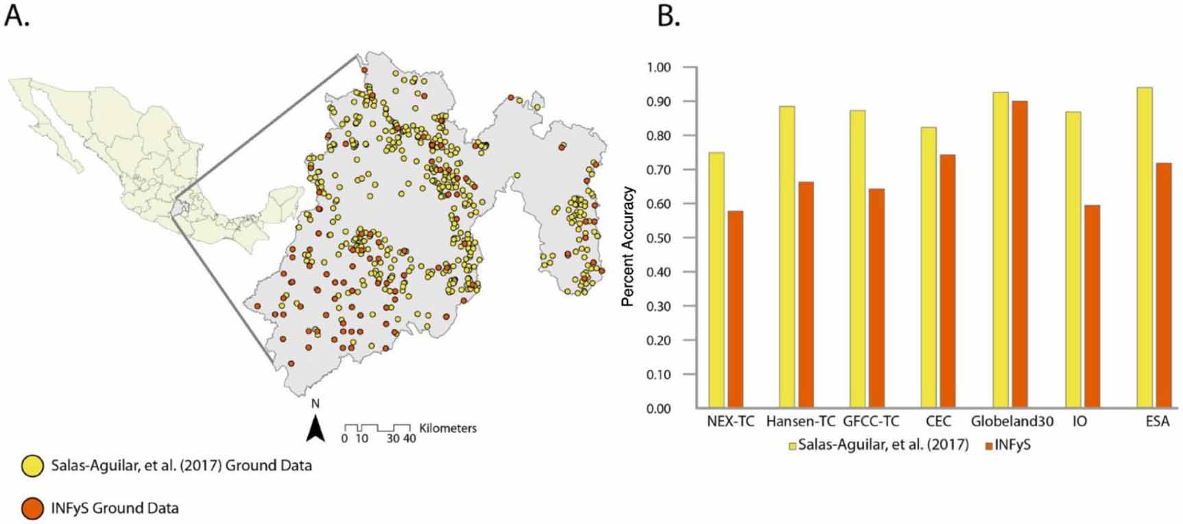 Estimating forest extent across Mexico - IOPscience