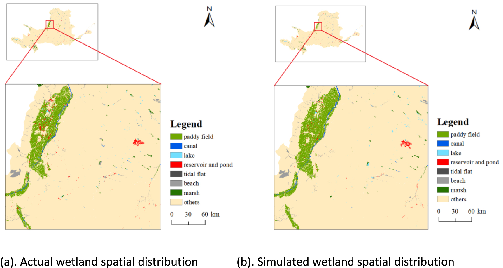 Simulation of wetland distribution in the Yellow River Basin based on ...