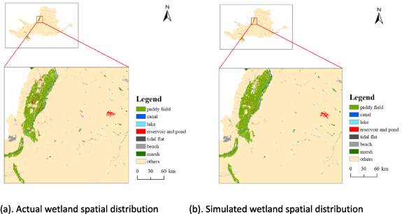 Simulation of wetland distribution in the Yellow River Basin based on ...