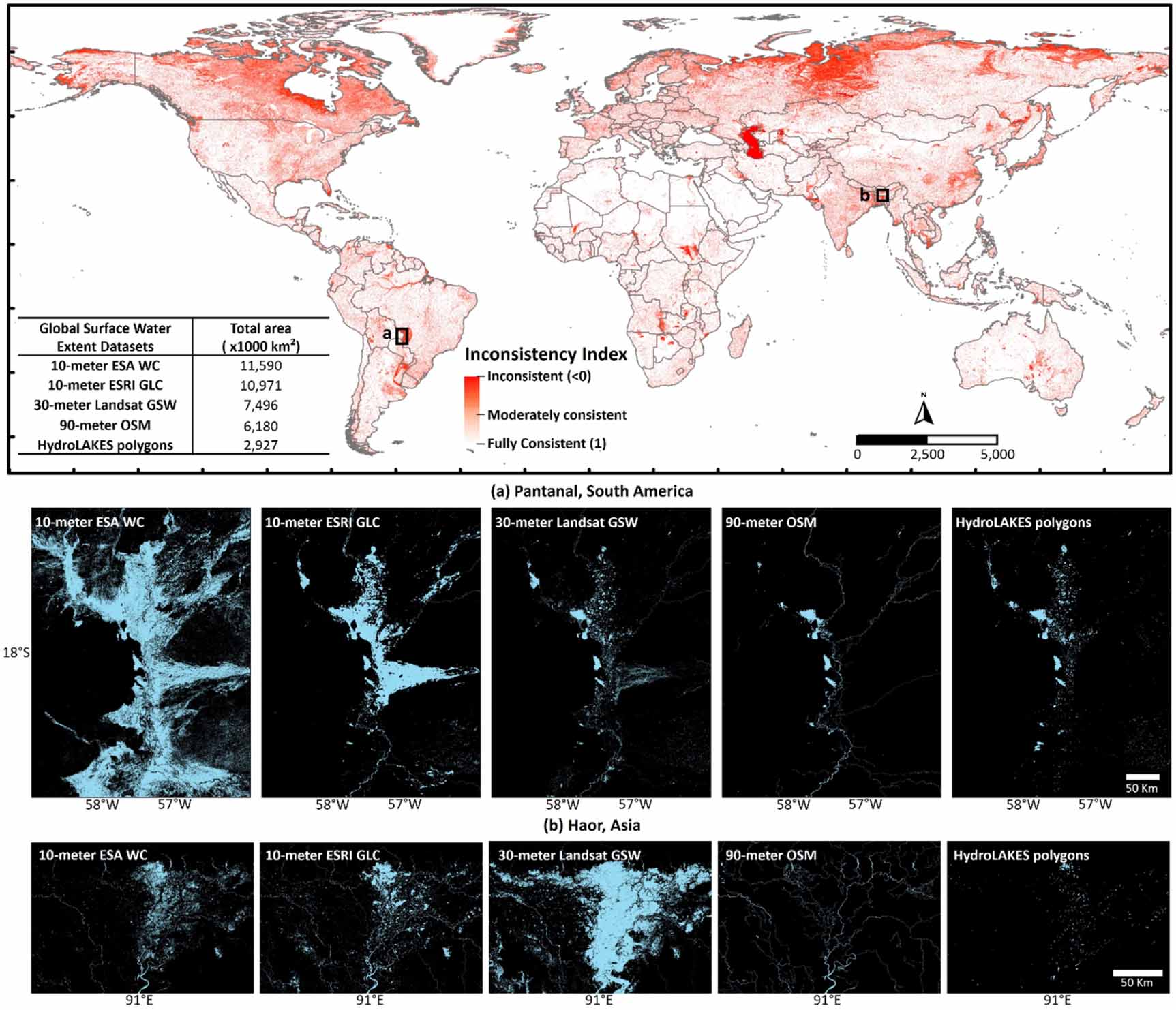 A call for consistency and integration in global surface water ...