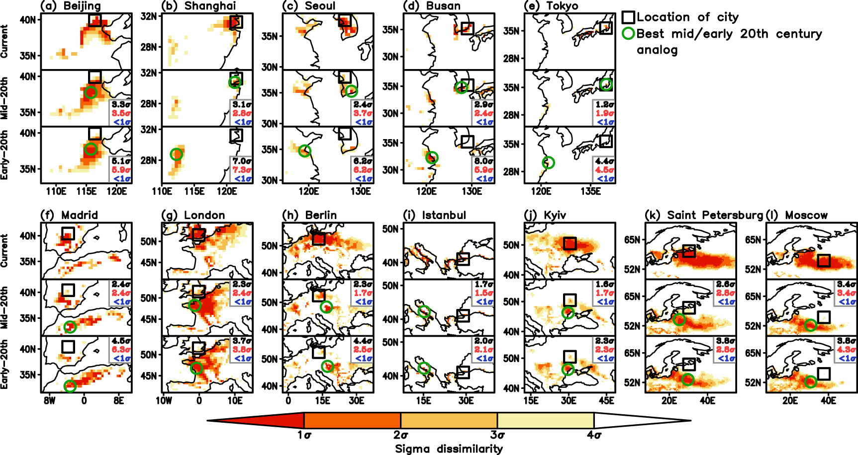 Understanding climate changes in East Asia and Europe based on spatial ...
