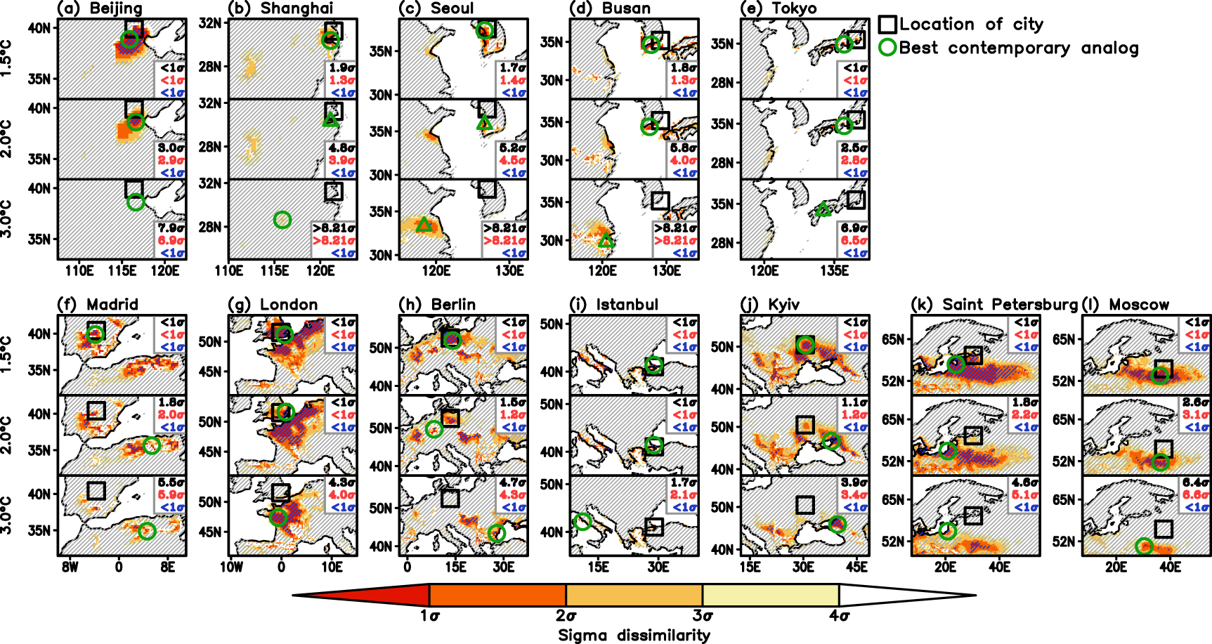 Understanding climate changes in East Asia and Europe based on spatial ...