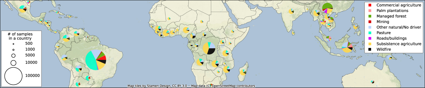 Mapping drivers of tropical forest loss with satellite image time ...