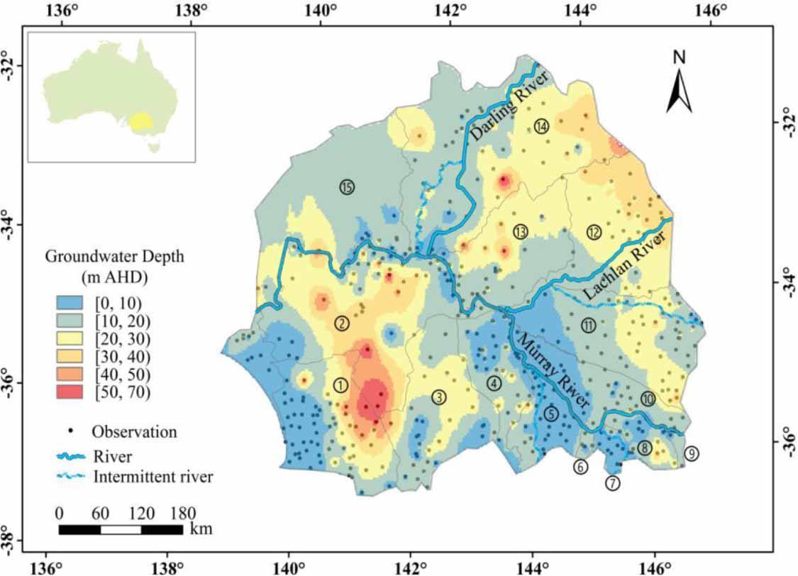 Groundwater exhibits spatially opposing trends during the Australian ...