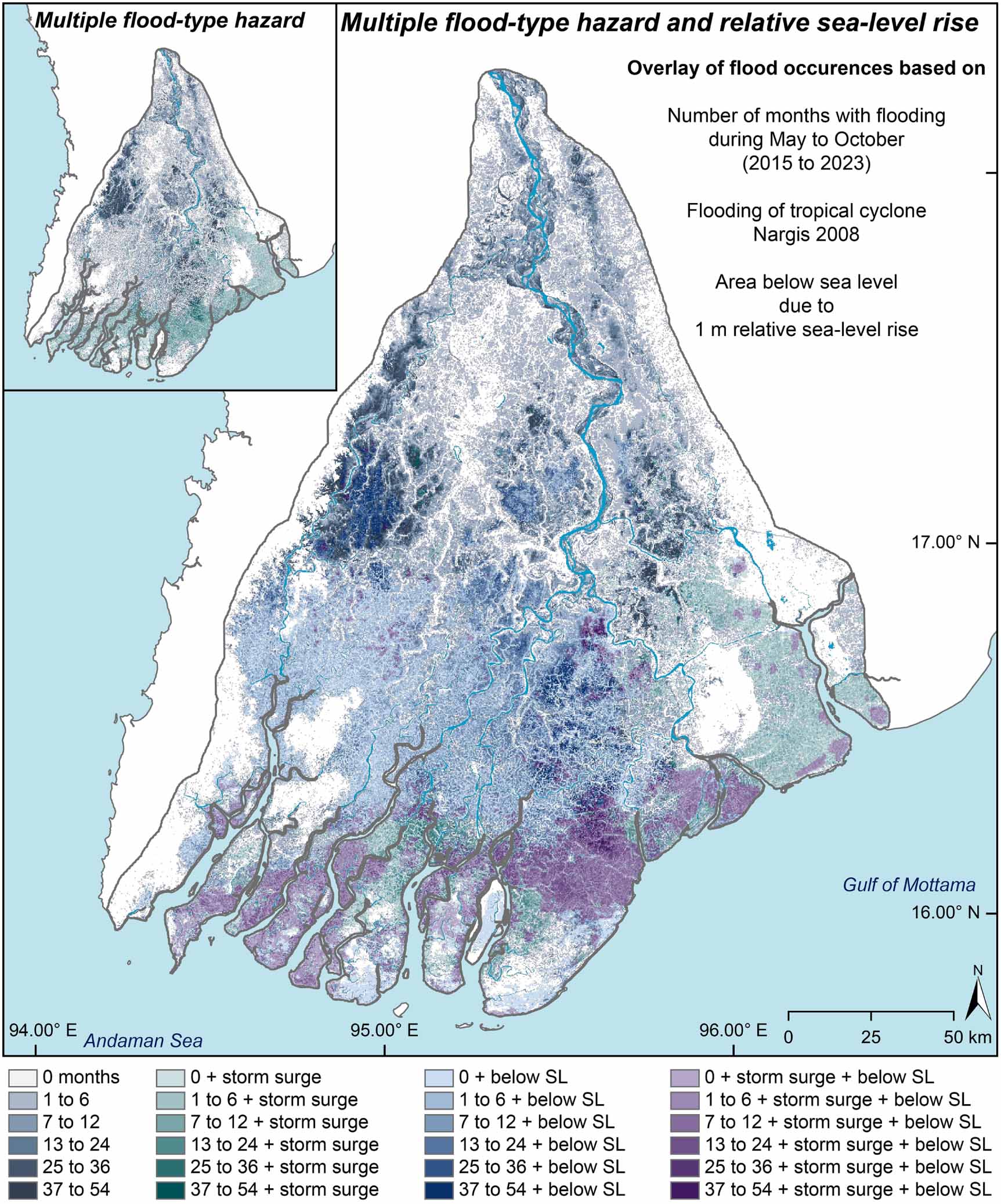 Evaluating flood hazards in data-sparse coastal lowlands: highlighting ...