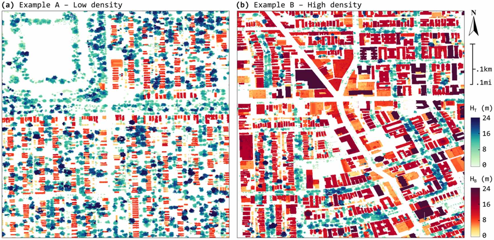 Detailed height mapping of trees and buildings (HiTAB) in Chicago and ...