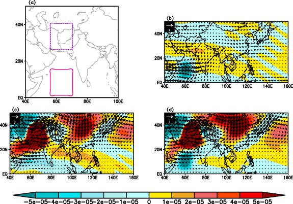 Impact of the thermal contrast between the Arabian Sea and the Iranian ...