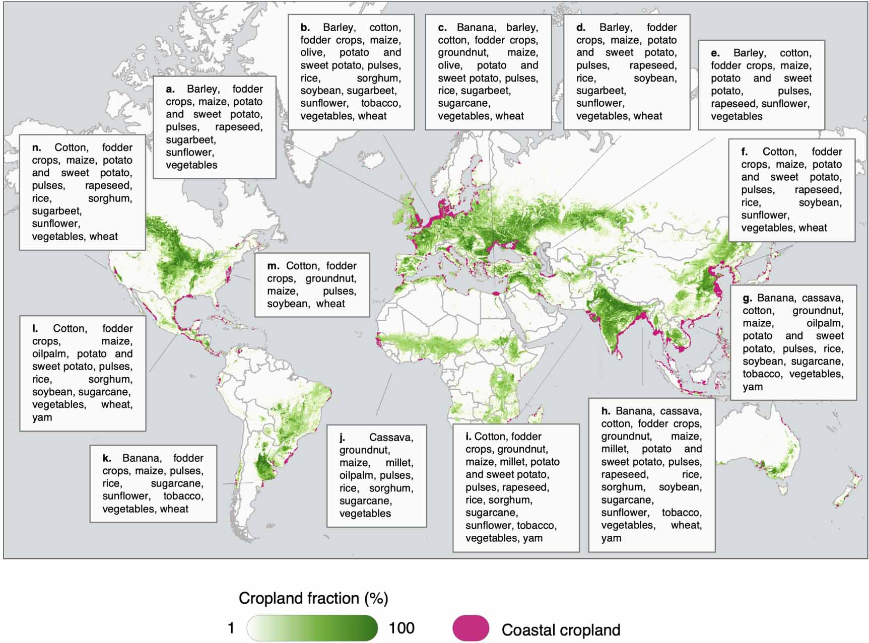 Global impact of seawater intrusion on coastal agriculture - IOPscience