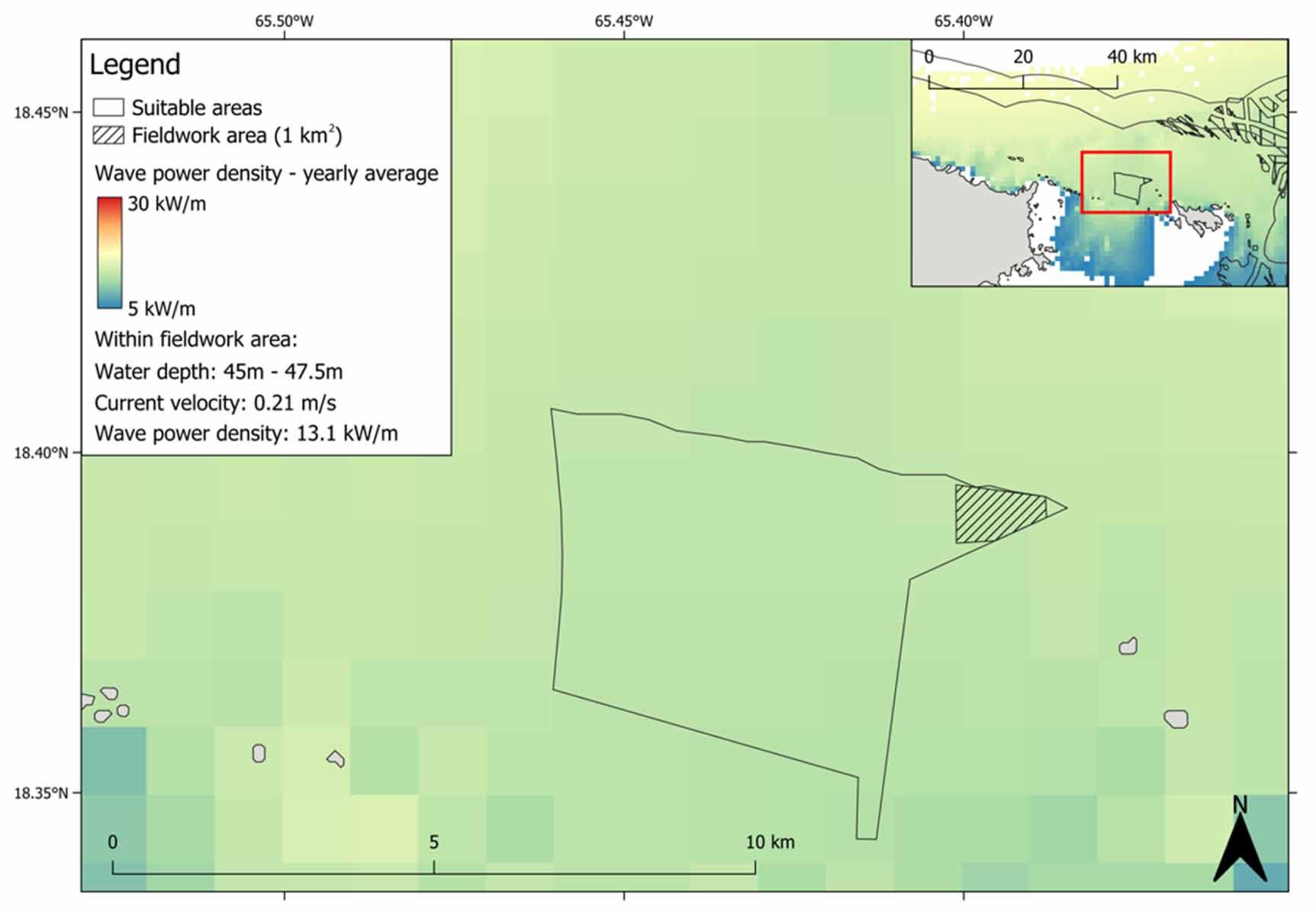 Suitability for co-location of offshore aquaculture and wave energy in ...