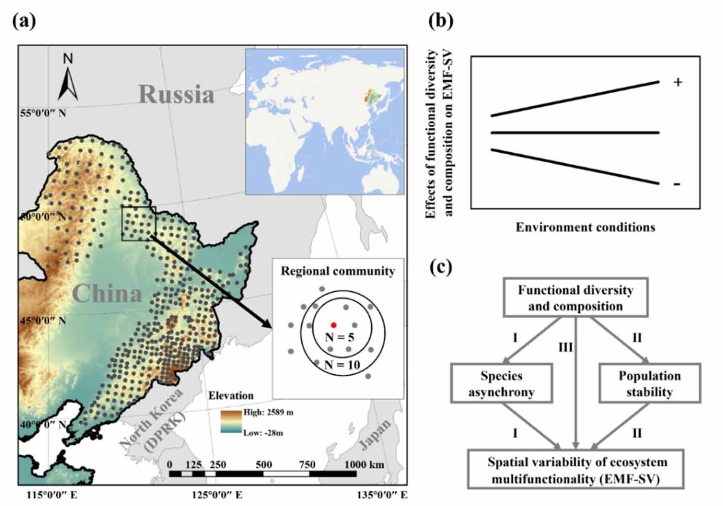 Estimating the effects of functional diversity and composition on the ...