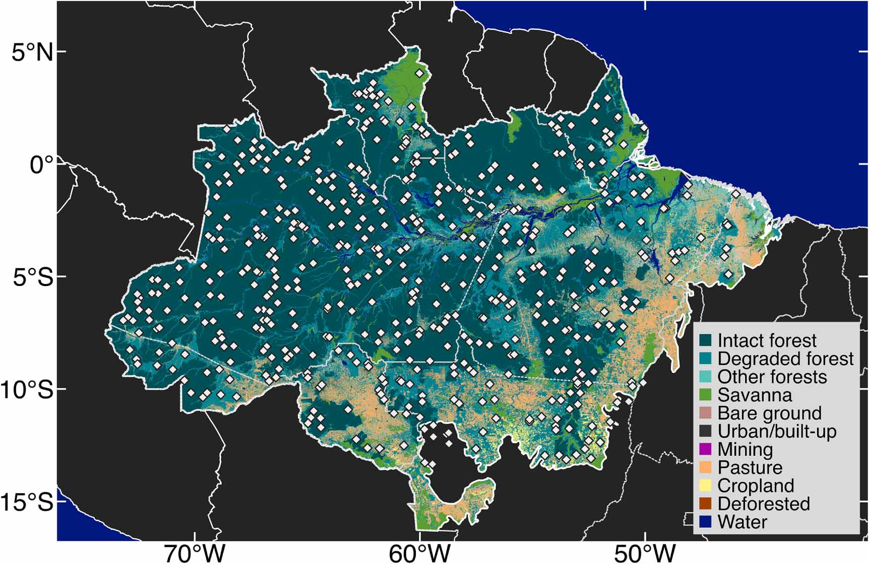 Degradation and deforestation increase the sensitivity of the Amazon ...