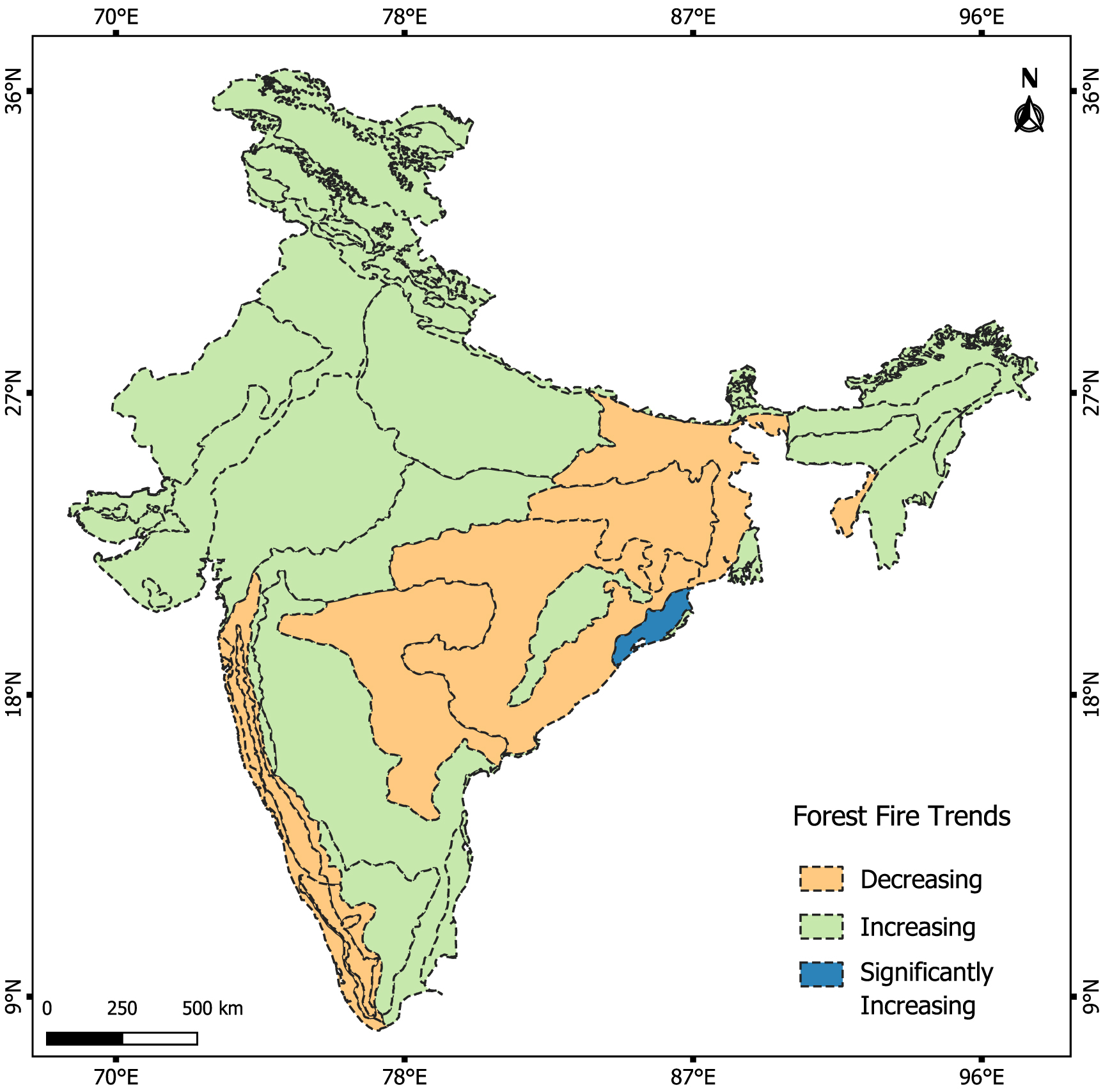 Are rapid onset drying events escalating forest fires across India’s ...