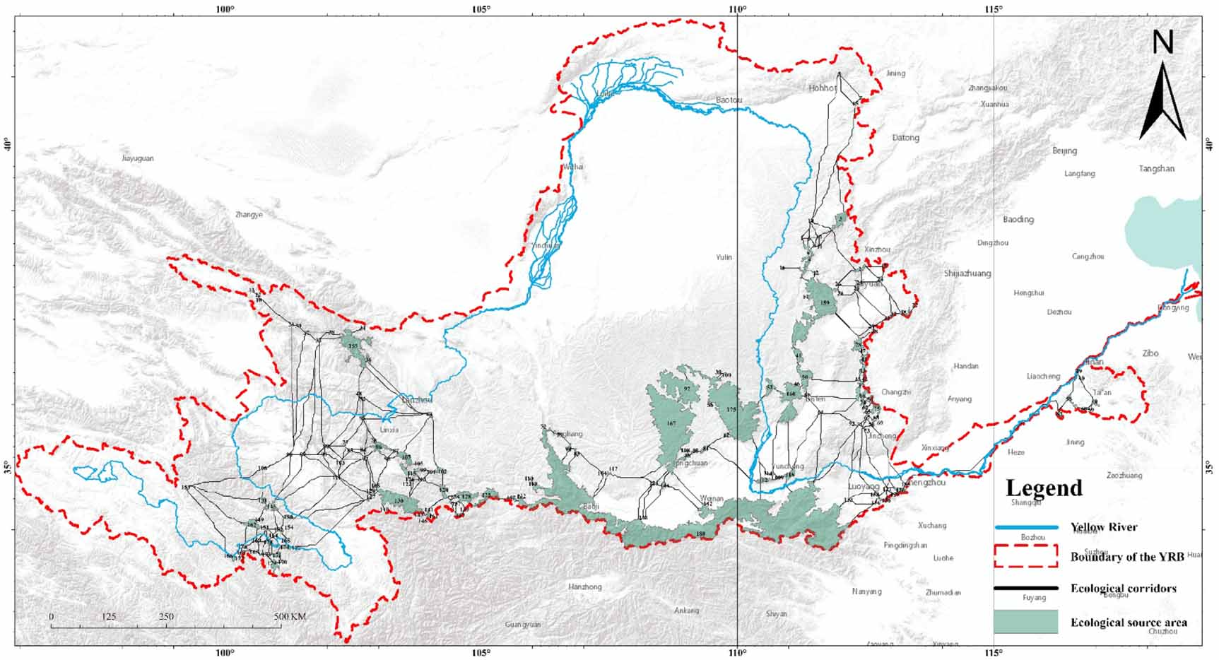 Vegetation spatial network patterns influence ecosystem service bundles ...