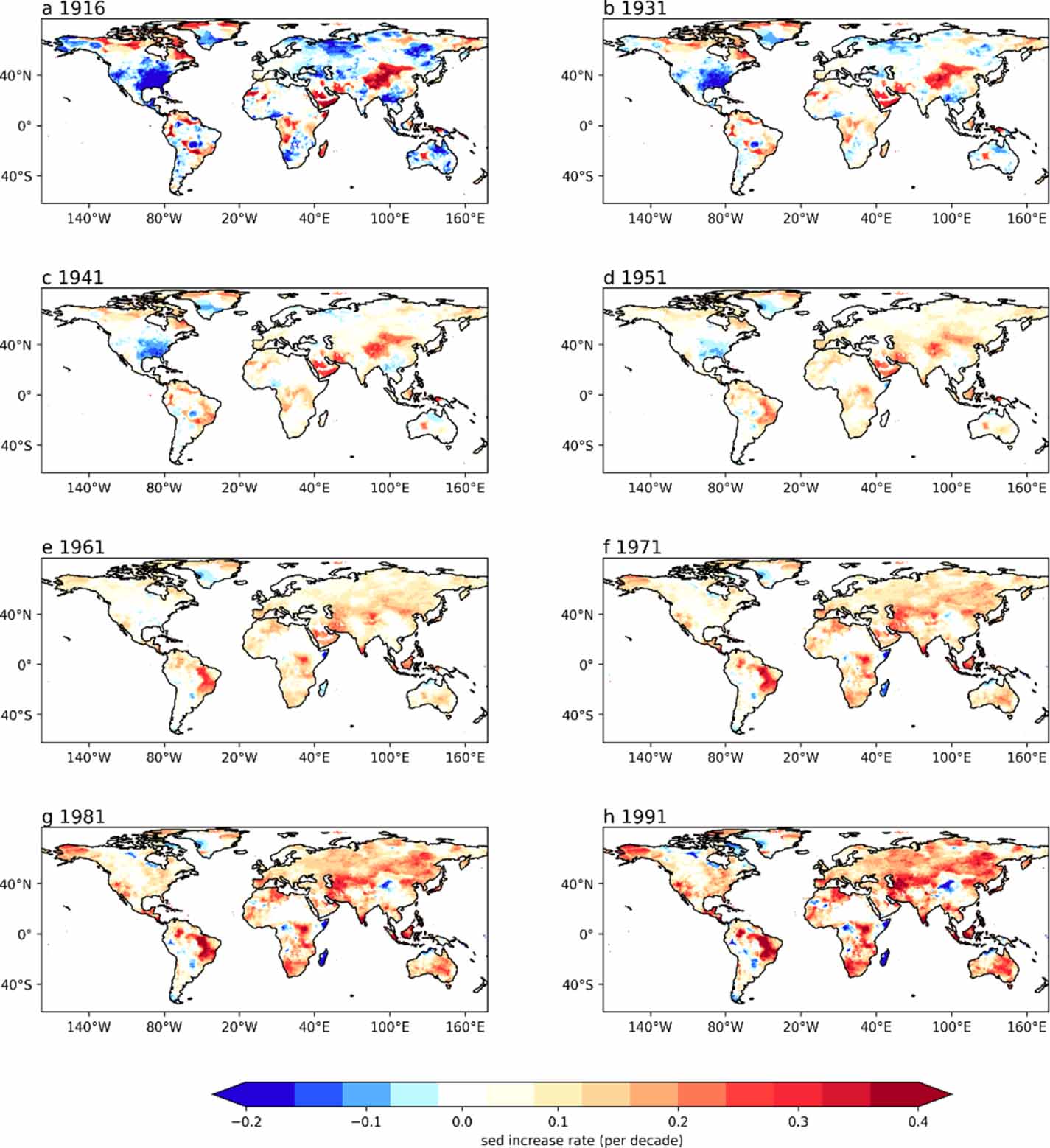 Observed evolution of global climate change hotspots - IOPscience