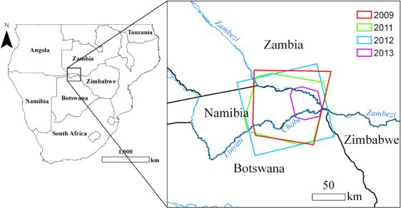 Flood extent mapping for Namibia using change detection and ...