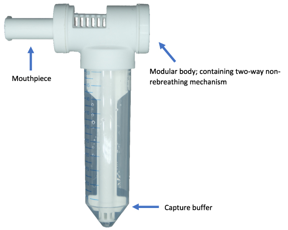 Non-invasive diagnostics of pathogenic bacteria using a breath sampler ...
