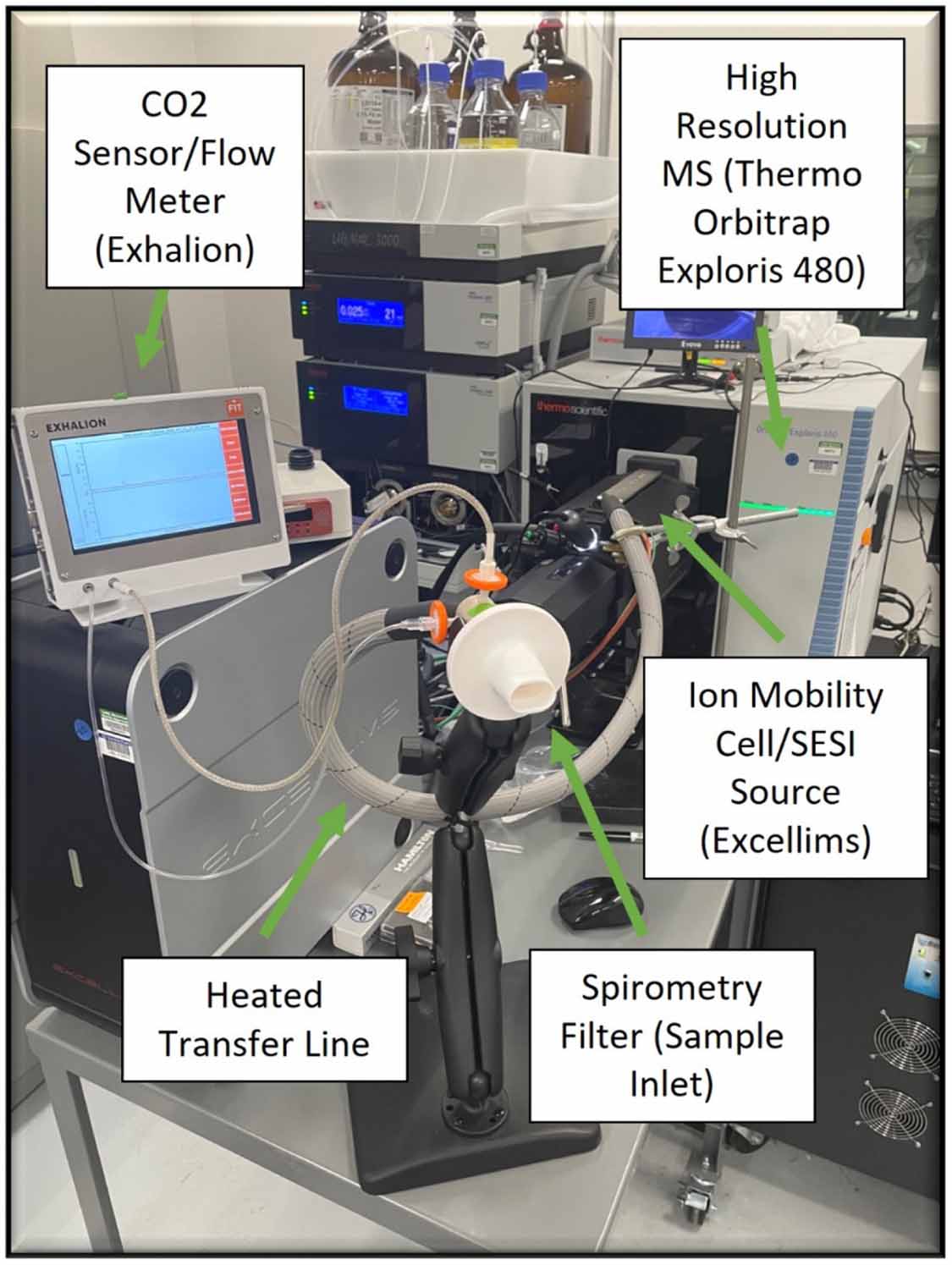 Real-time breath analysis towards a healthy human breath profile ...