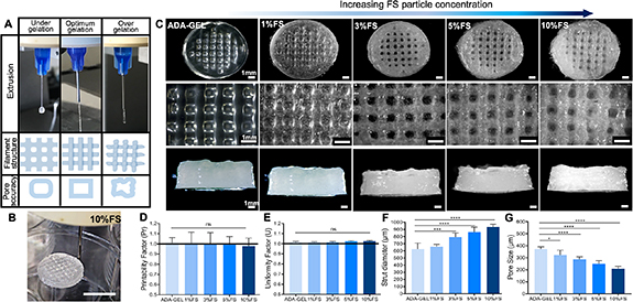 Fish scale containing alginate dialdehyde-gelatin bioink for bone ...