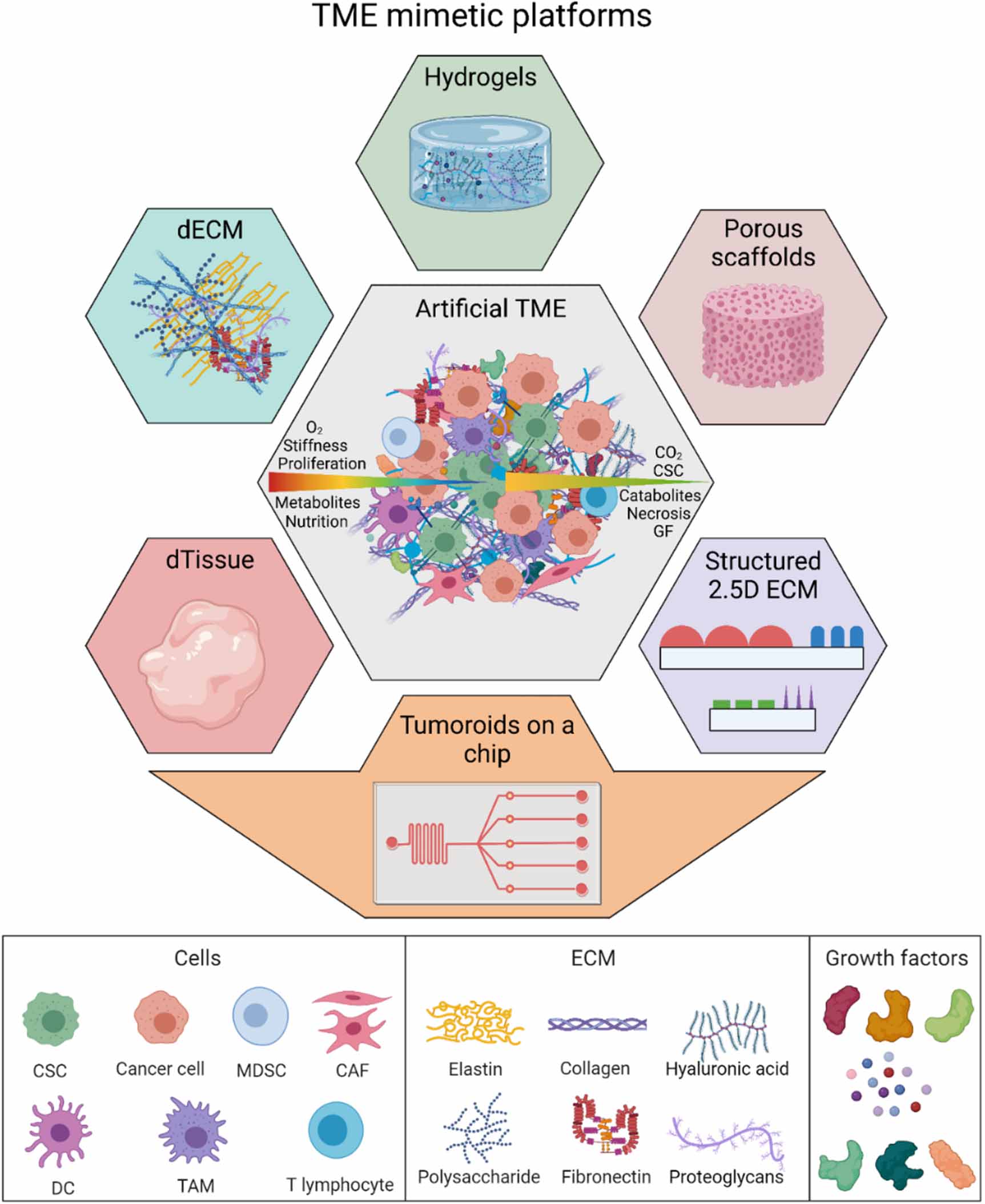 Artificial tumor matrices and bioengineered tools for tumoroid ...