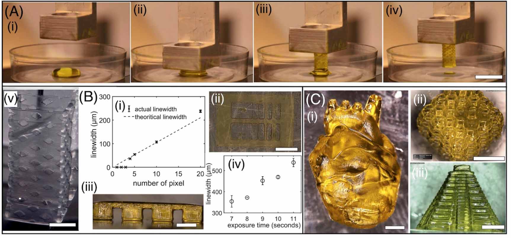 Droplet bioprinting of acellular and cell-laden structures at high ...