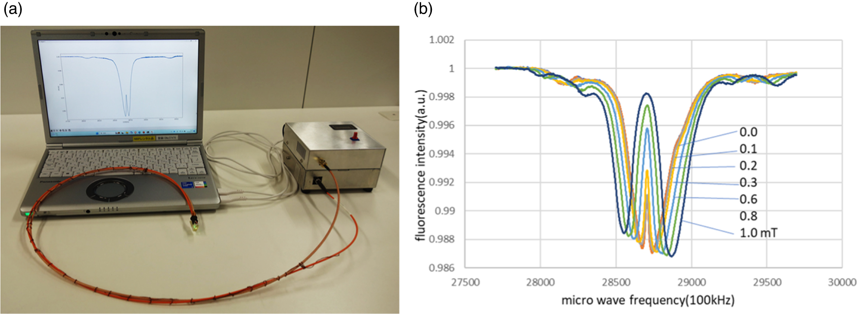 Compact and portable quantum sensor module using diamond NV centers ...