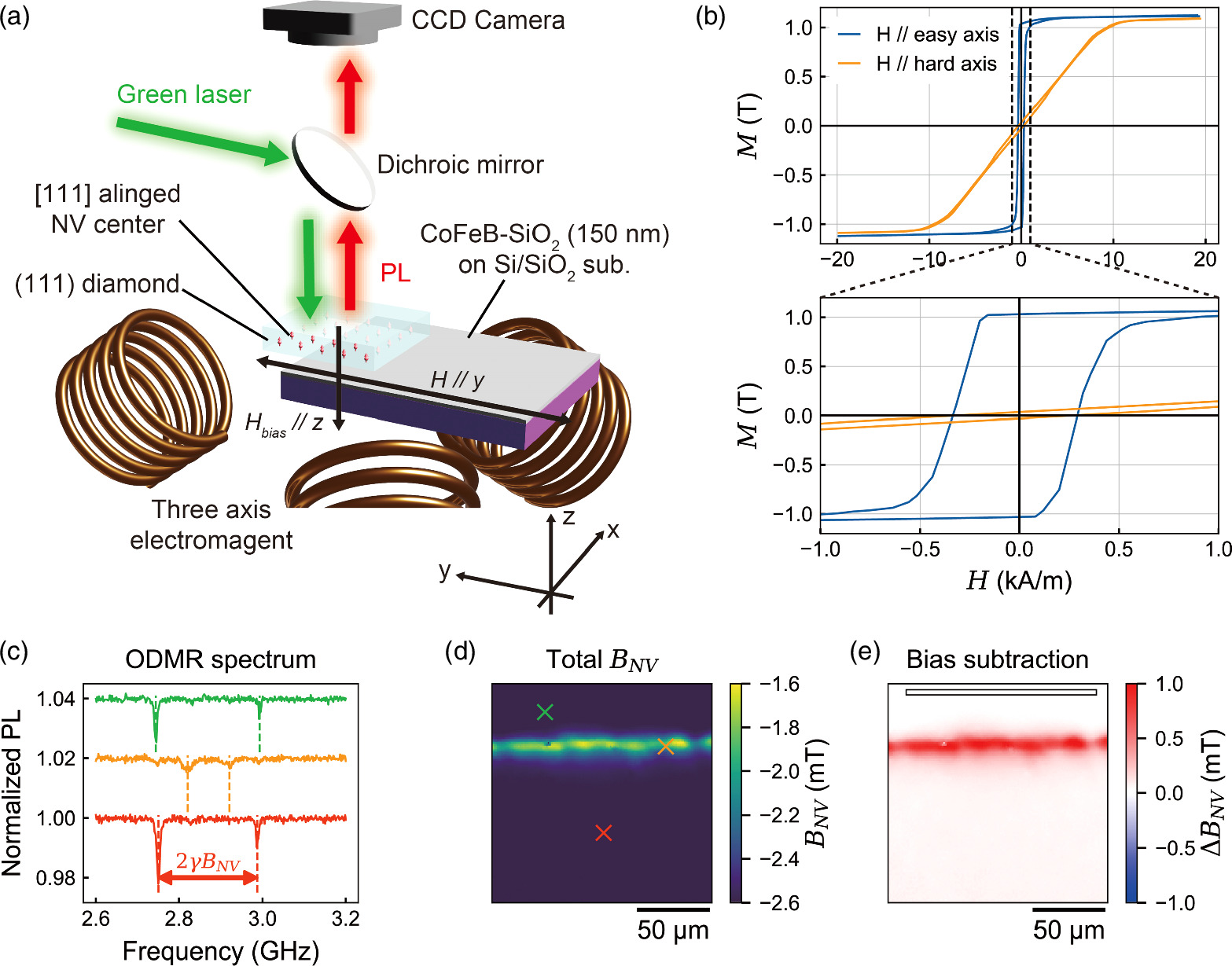 Wide-field imaging of the magnetization process in soft magnetic-thin ...