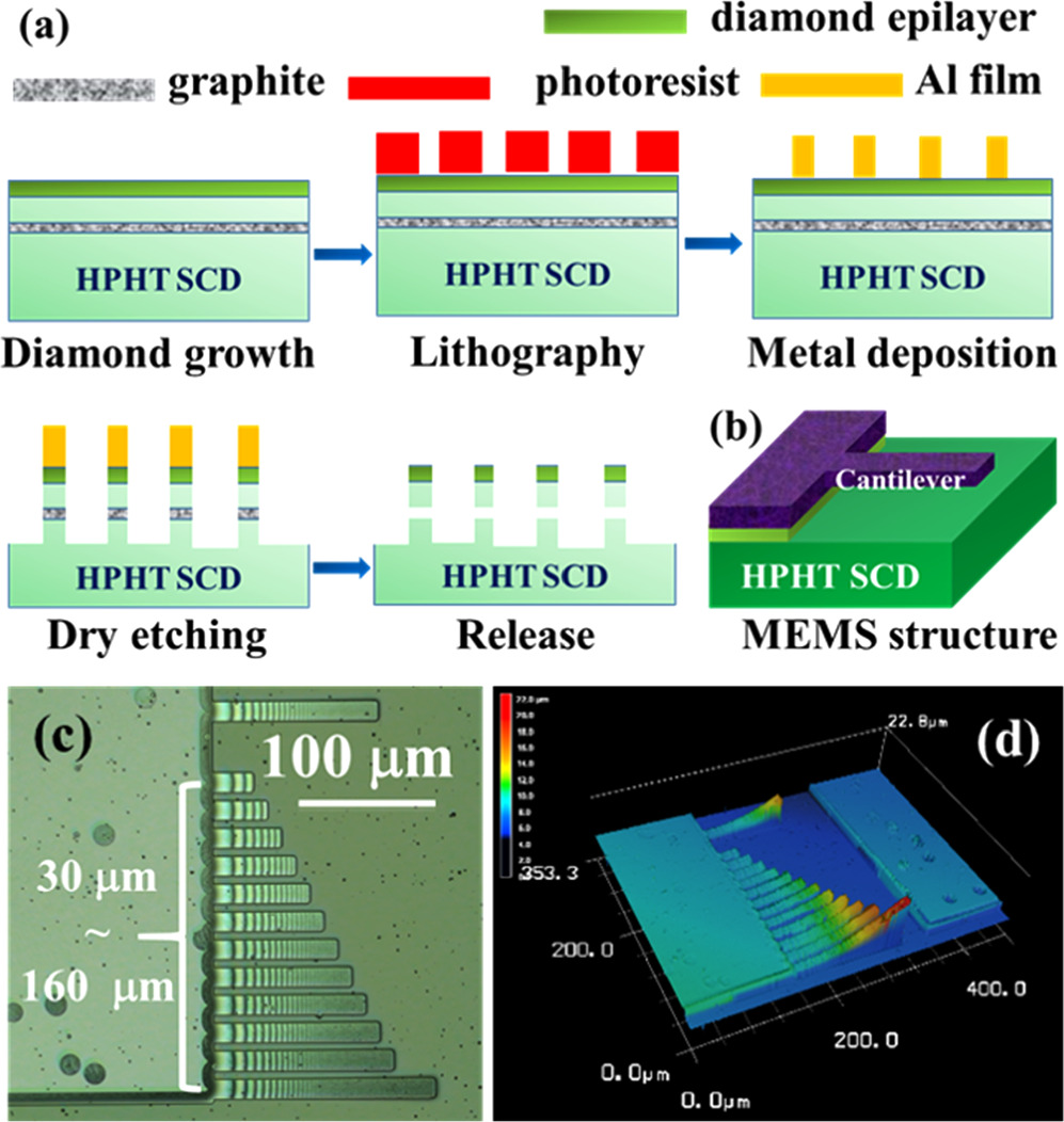 Higher-order resonance of single-crystal diamond cantilever sensors ...