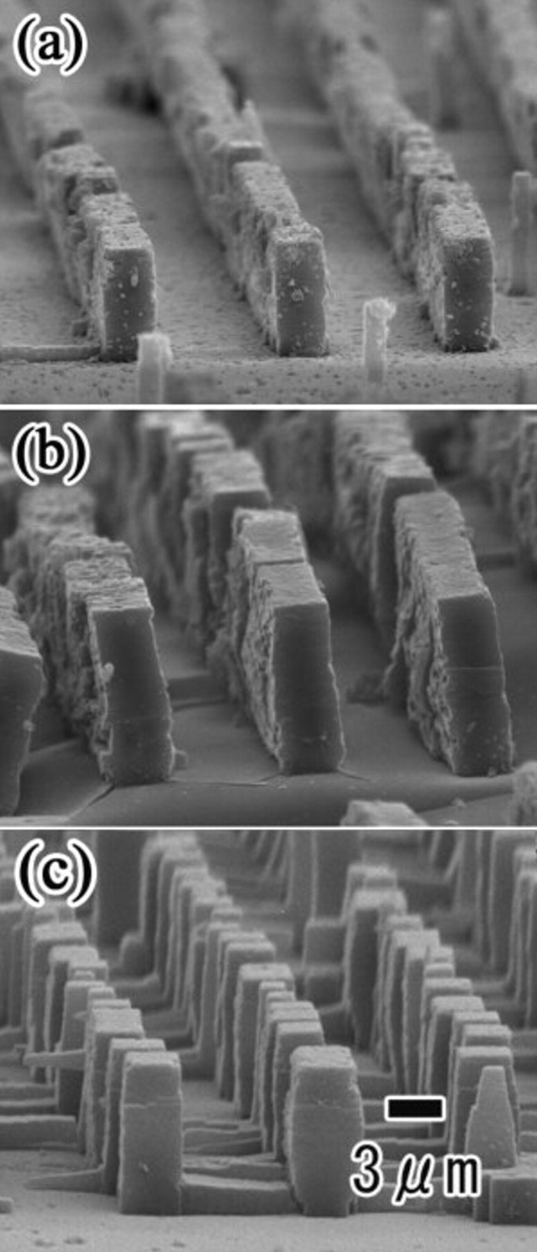 Fabrication of Ordered Trench Structures with High Aspect Ratios by ...