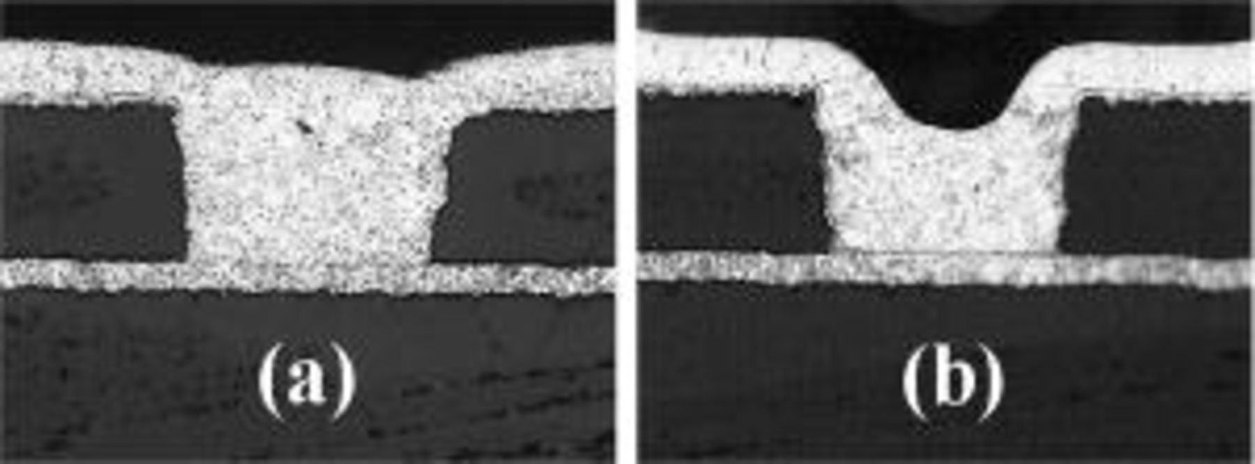 Evaluating the Filling Performance of a Copper Plating Formula Using a ...