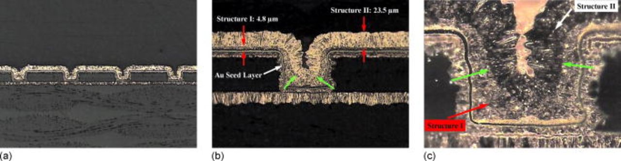 Microvia Filling by Cu Electroplating Over a Au Seed Layer Modified by ...