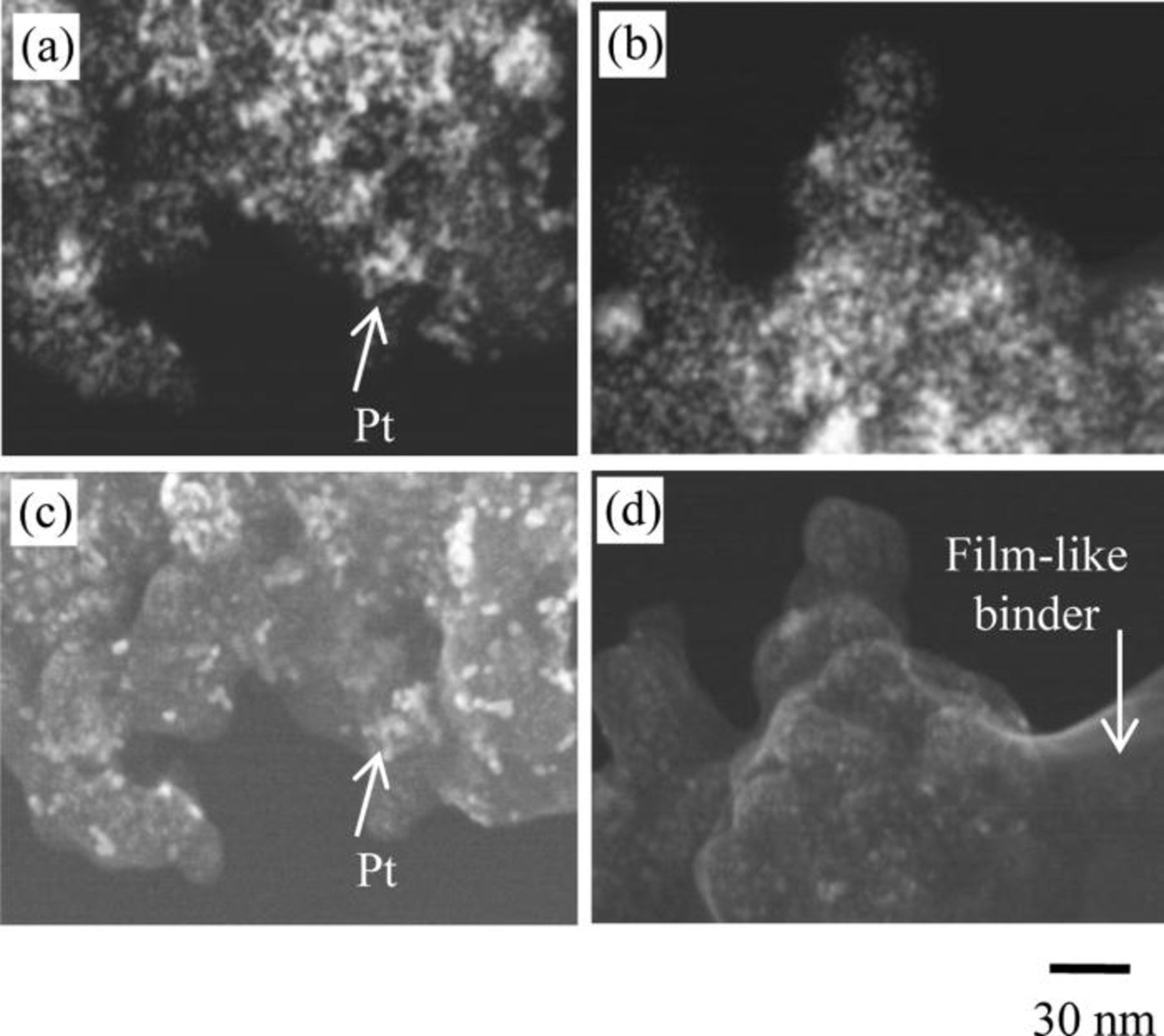 Microstructure of Platinum-Carbon Agglomerates with Hydrocarbon-Based ...