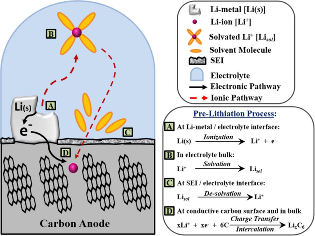 Investigation of Pre-lithiation in Graphite and Hard-Carbon Anodes ...
