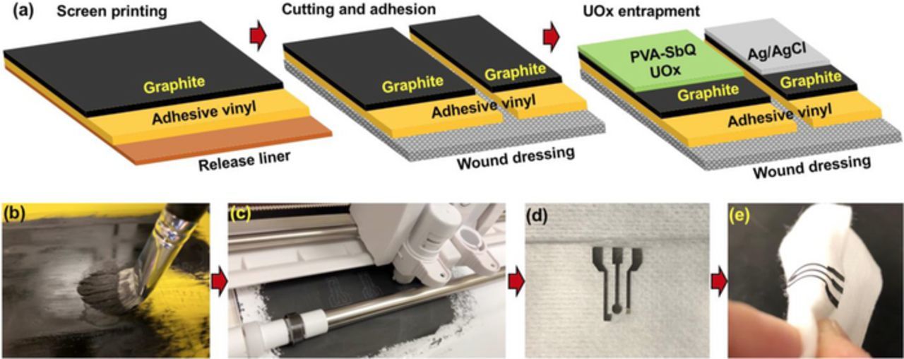 Continuous Monitoring of Wound Healing Using a Wearable Enzymatic Uric ...