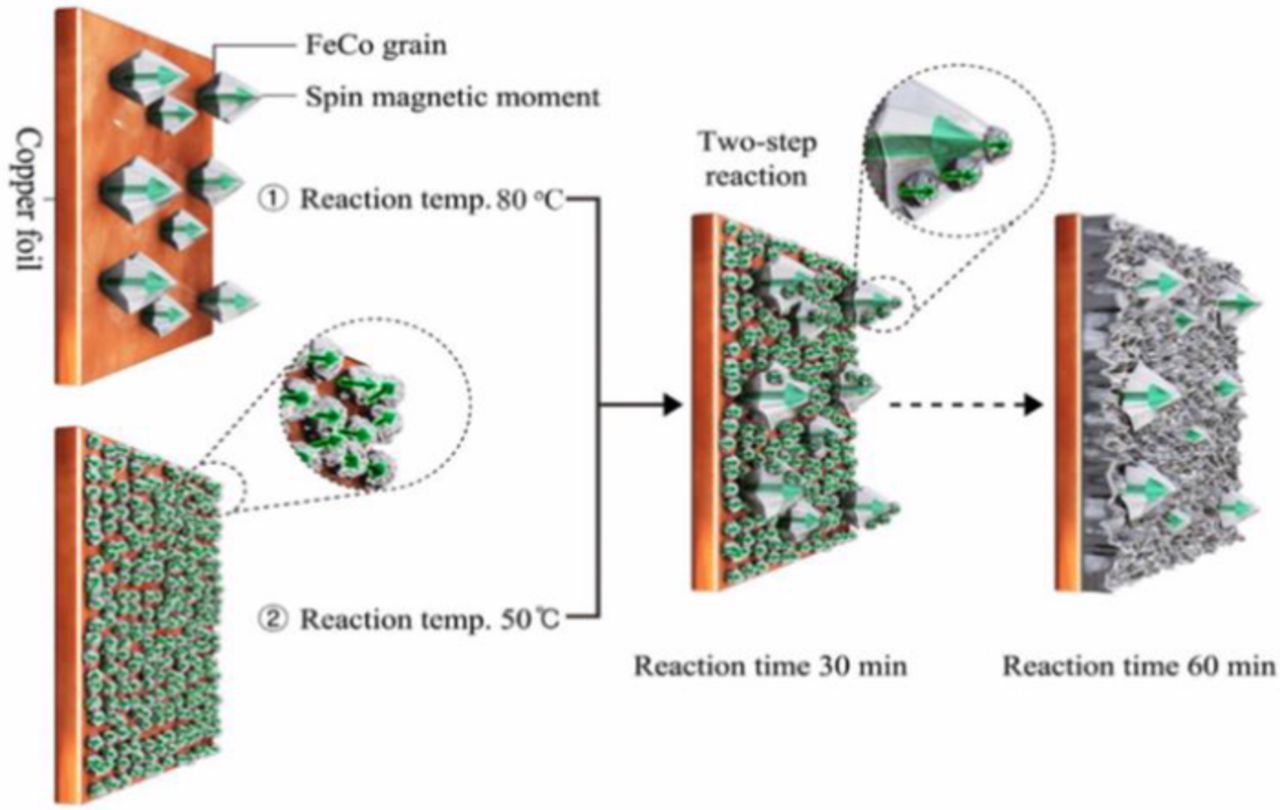 Enhanced Magnetic Properties of FeCo Alloys by Two-Step Electroless ...