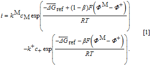 An Extended Formulation of Butler-Volmer Electrochemical Reaction ...