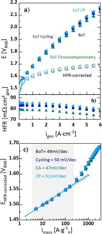 The Discrepancy in Oxygen Evolution Reaction Catalyst Lifetime ...