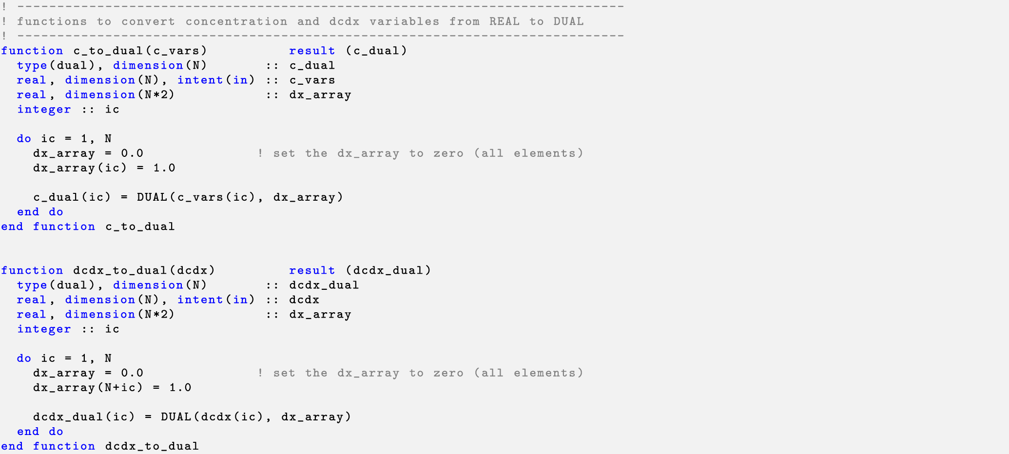 Implementation of Dual Number Automatic Differentiation with John Newman's BAND Algorithm ...