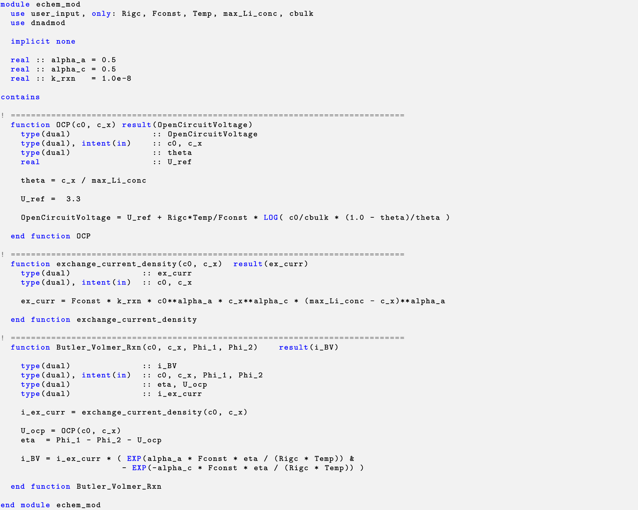 Implementation of Dual Number Automatic Differentiation with John Newman's BAND Algorithm ...