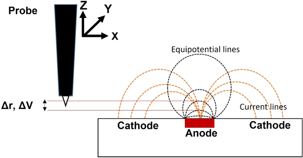 Electrochemical Modeling of Scanning Vibrating Electrode Technique on ...