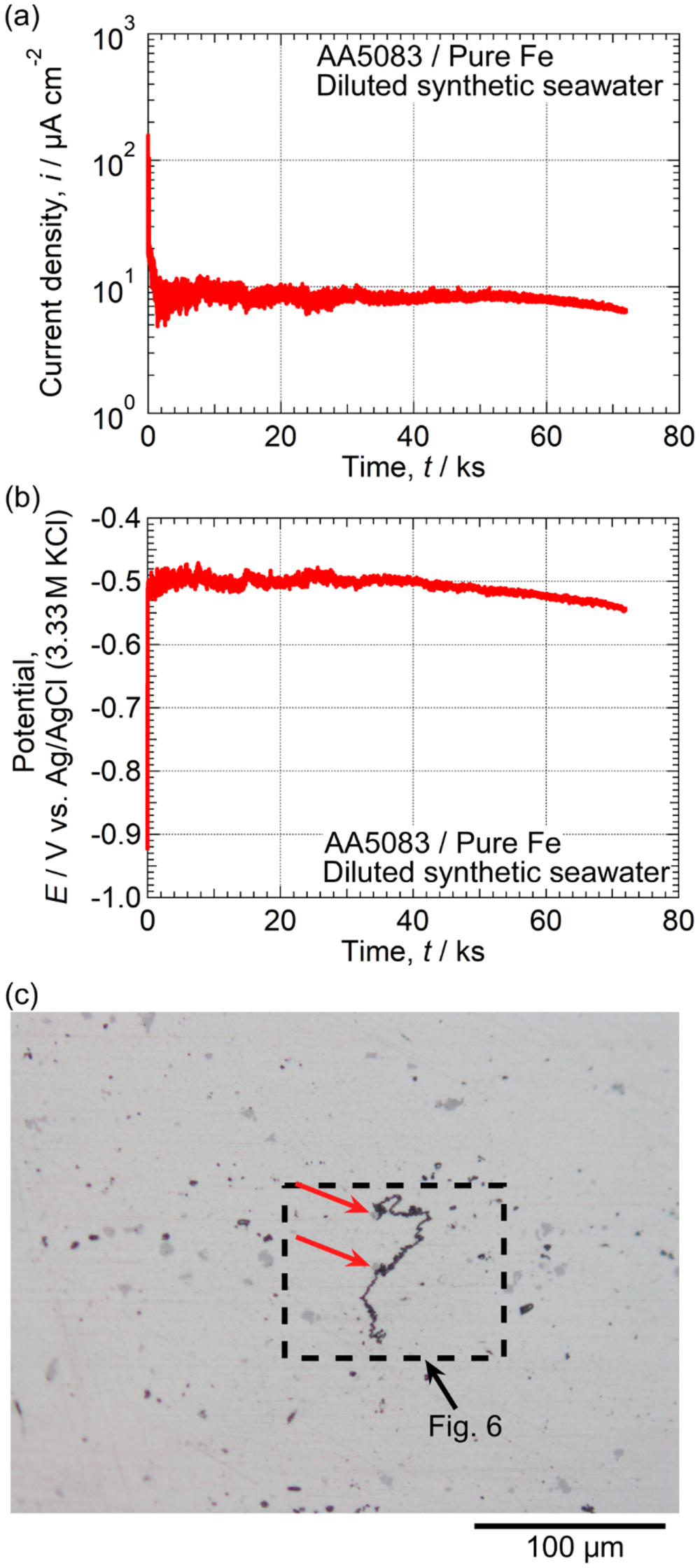 Galvanic Corrosion of AA5083/Fe in Diluted Synthetic Seawater: Effect of Anodizing on Local ...