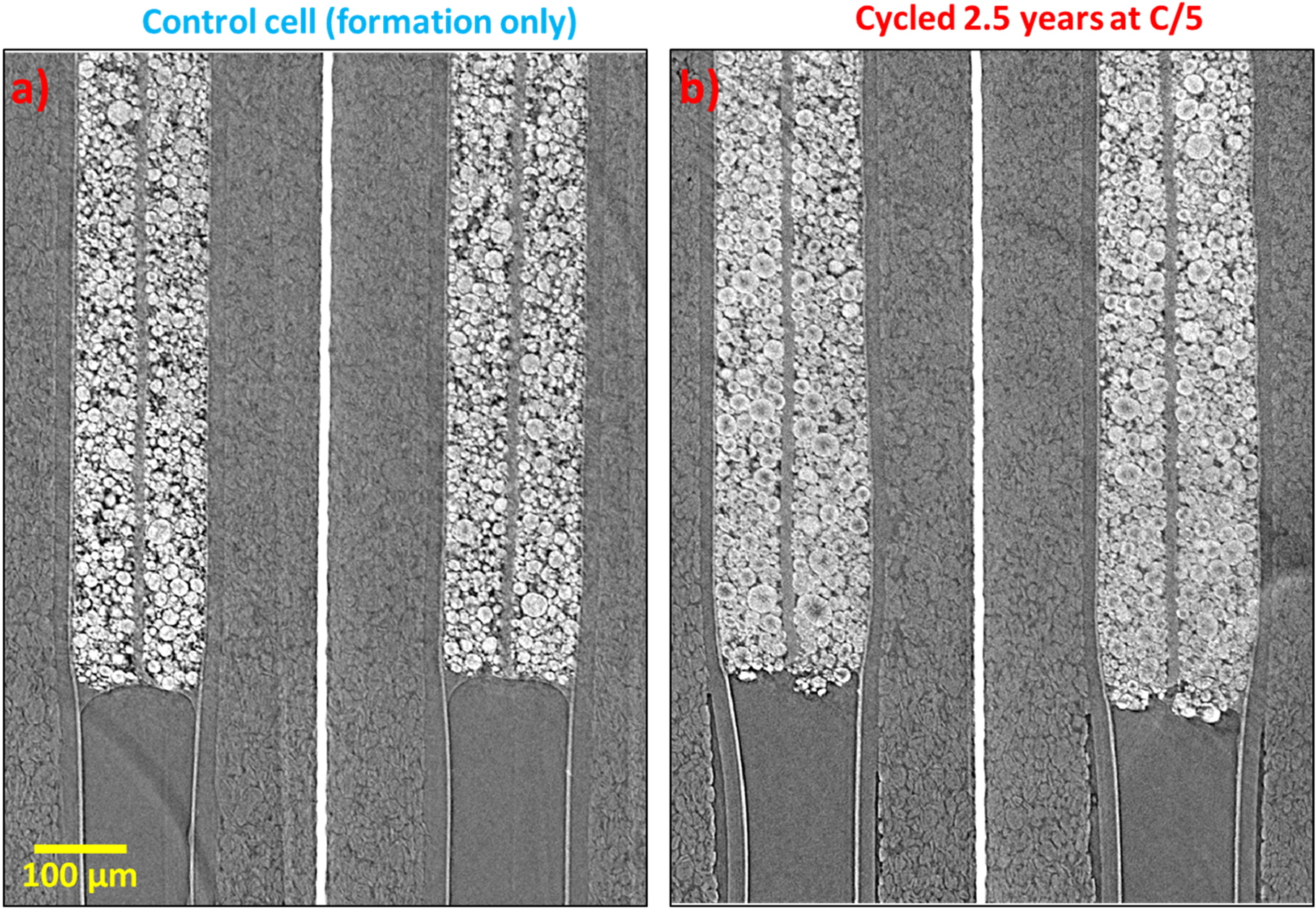 In-Situ Computed Tomography of Particle Microcracking and Electrode ...