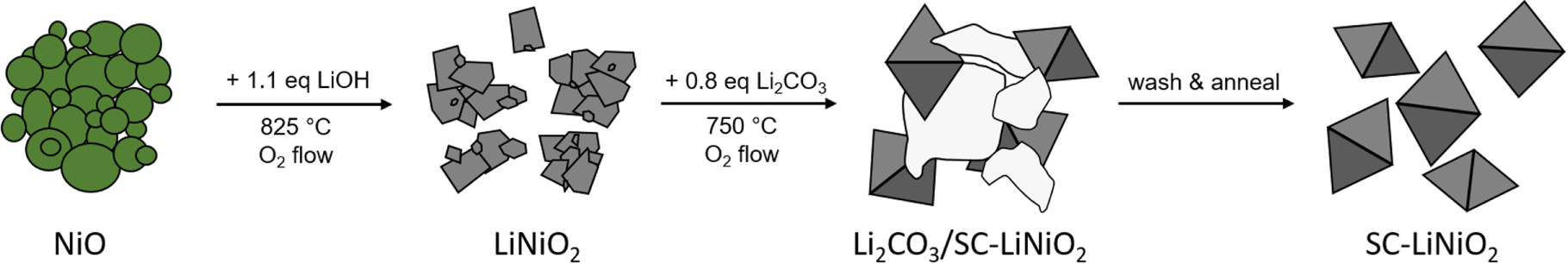 Single-Crystalline LiNiO2 as High-Capacity Cathode Active Material for ...