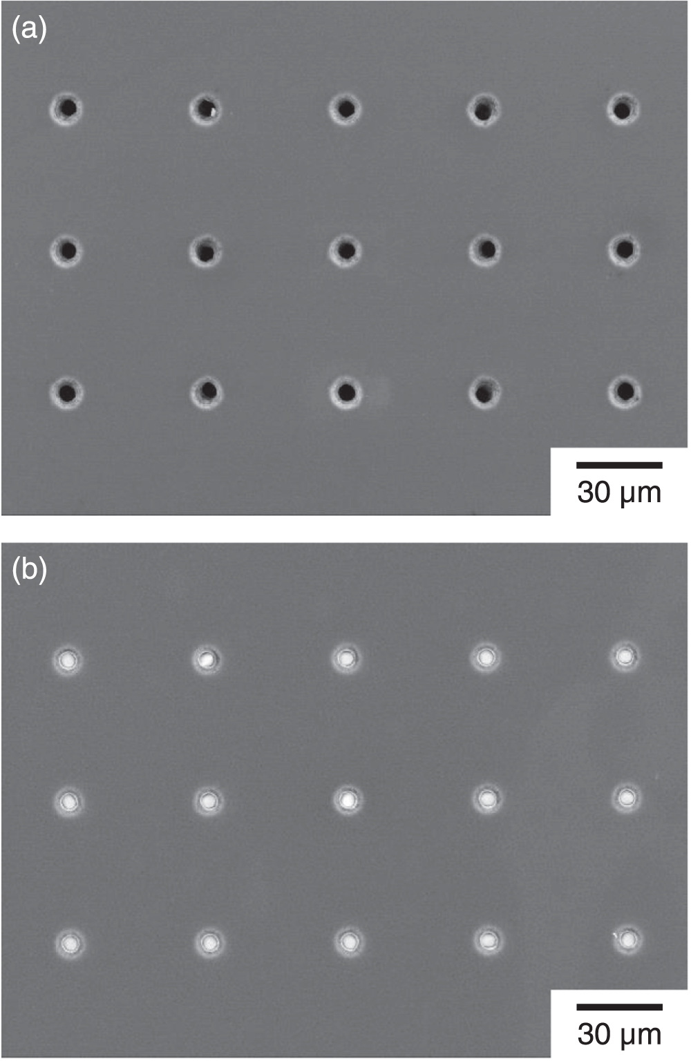 Metal-Assisted Etching of n-Type and p-Type Silicon Using Patterned ...