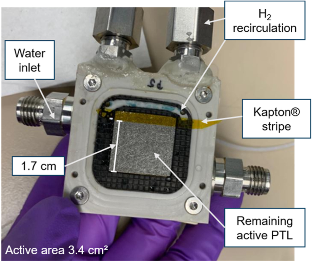 Adaptation of a PEMFC Reference Electrode to PEMWE: Possibilities and ...