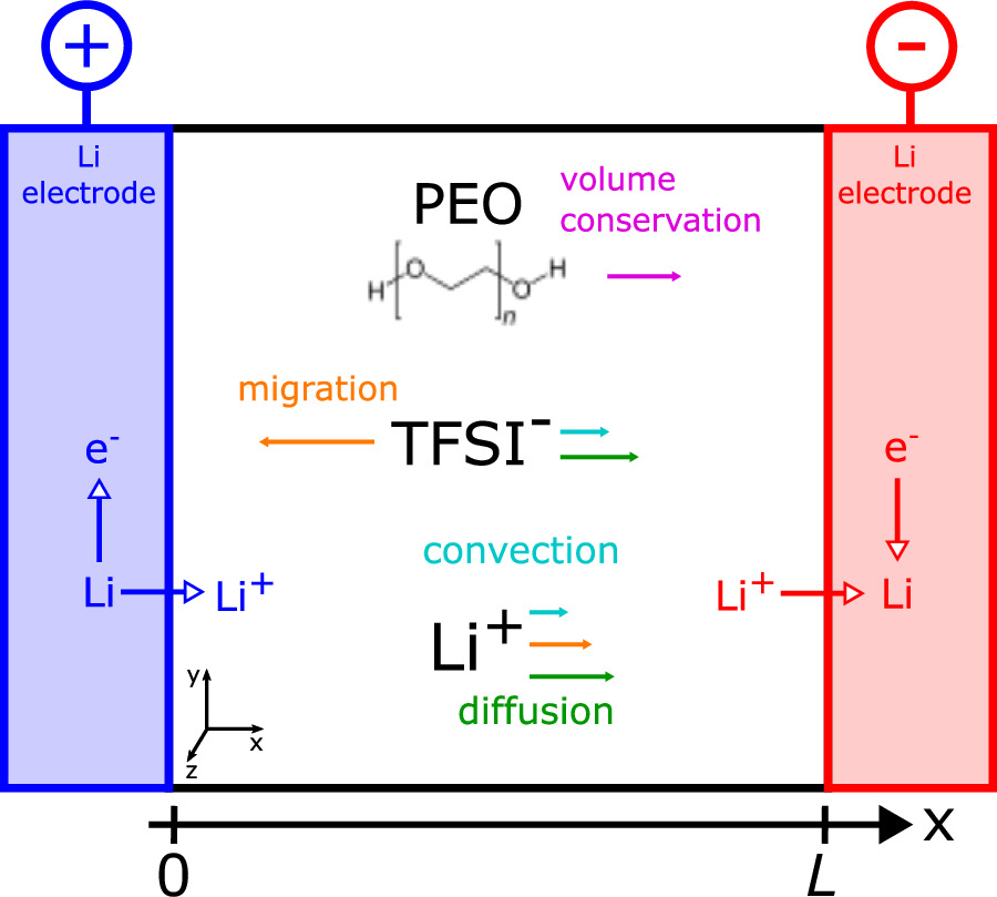 Electro-Chemo-Mechanical Model for Polymer Electrolytes - IOPscience