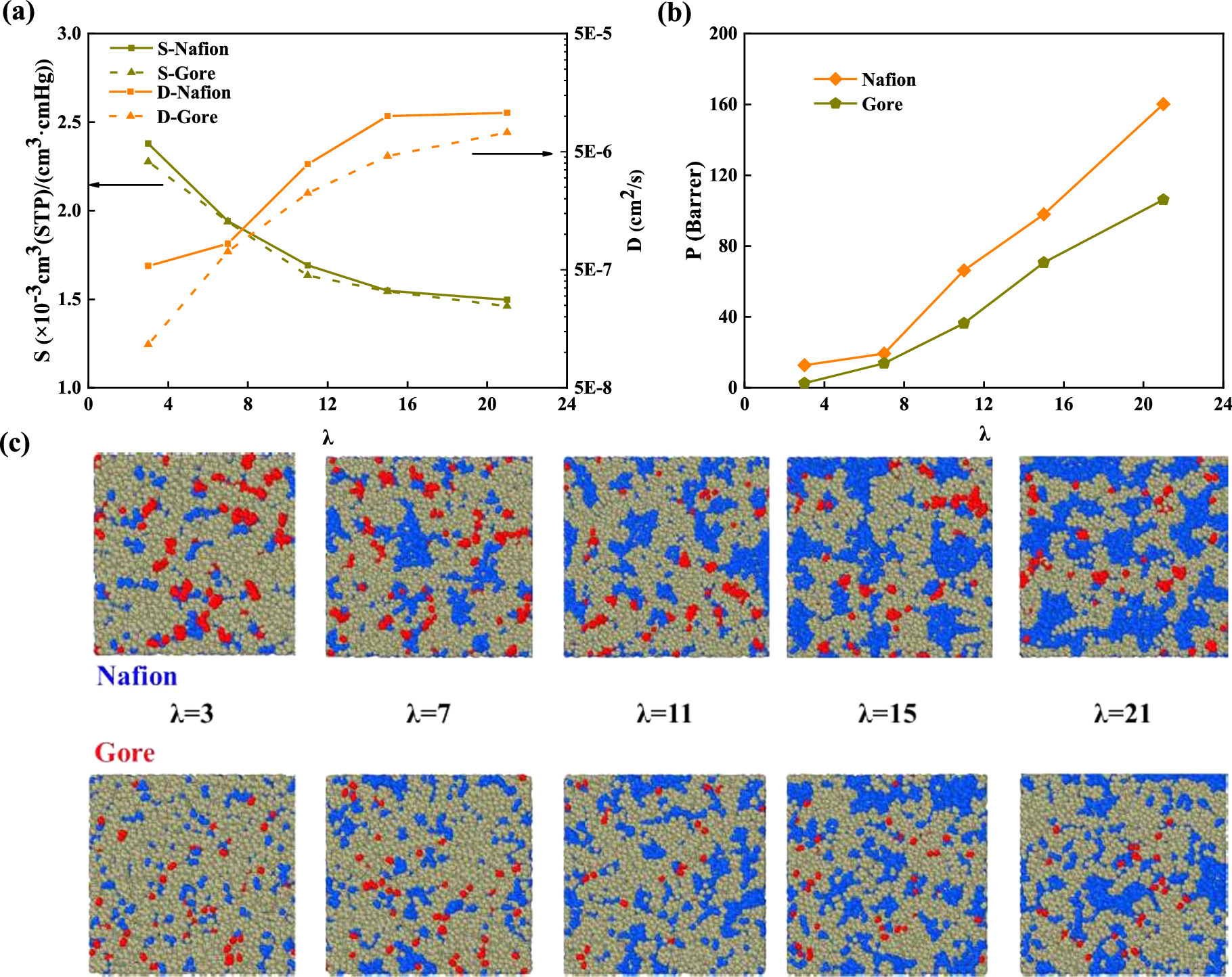 Proton Transport, Electroosmotic Drag and Oxygen Permeation in Polytetrafluoroethylene ...