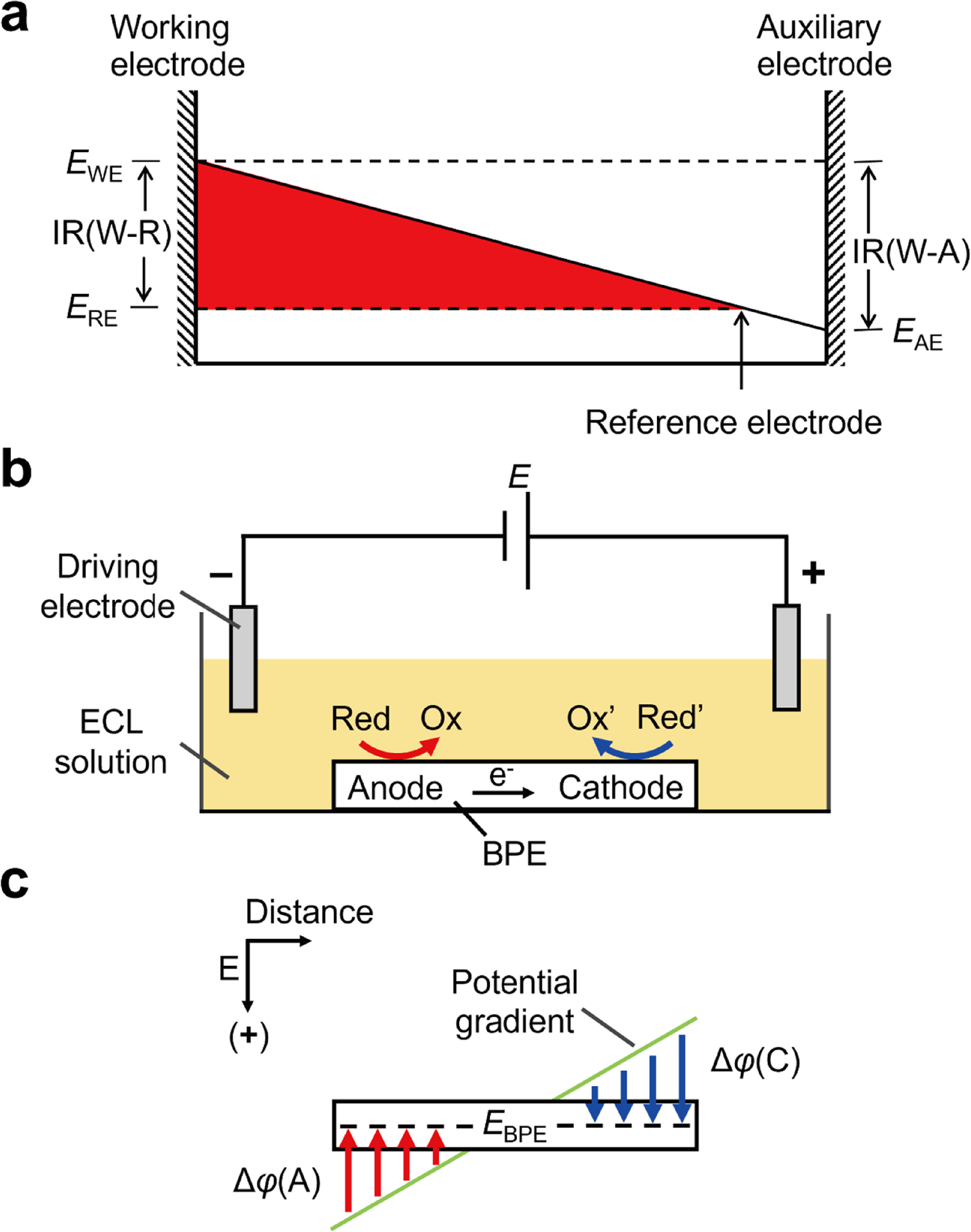 Nonpolarizable Bipolar Electrode for Reducing Ohmic Drop in ...