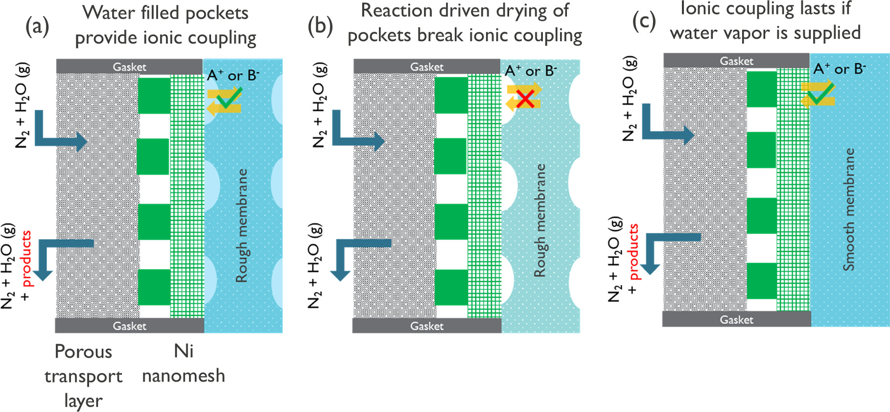 Vapor Phase Water Electrolysis or Pocket Mediated Water Electrolysis ...