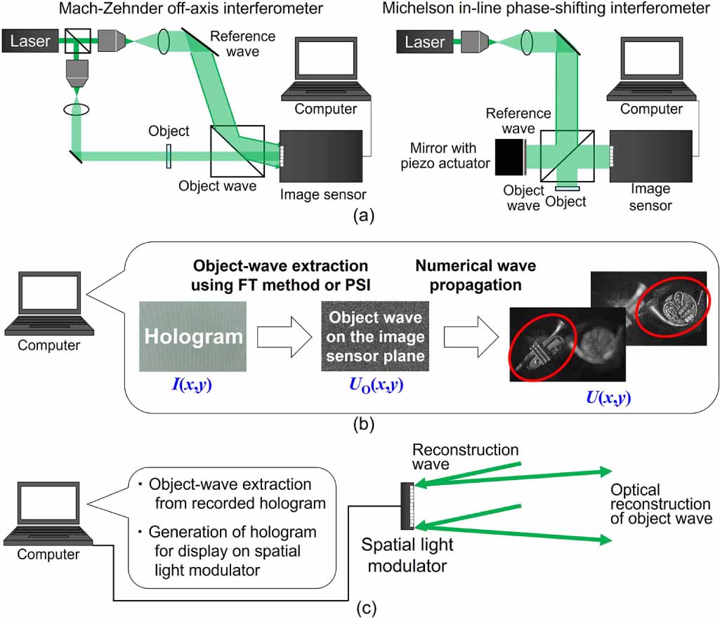 Review on imaging and sensing with holography - IOPscience